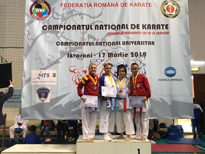 Dambovițeanca Lavinia Olteanu, campioană absolută a României kata. Va ...