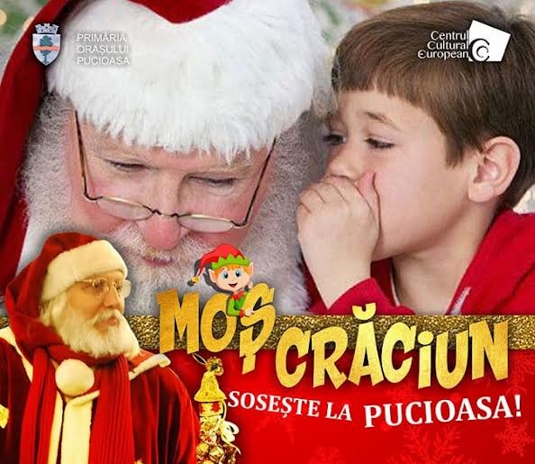 Moș Crăciun ajunge vineri la copiii din Pucioasa