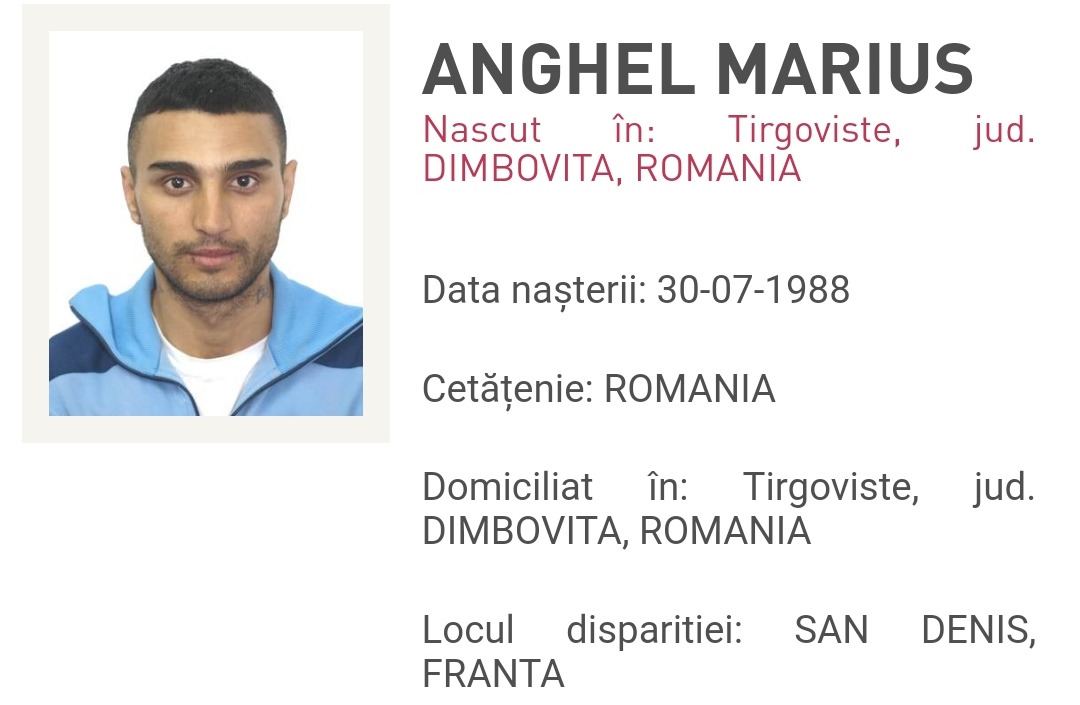 Târgoviștean dispărut în Franța! Marius Anghel este căutat cu disperare ...