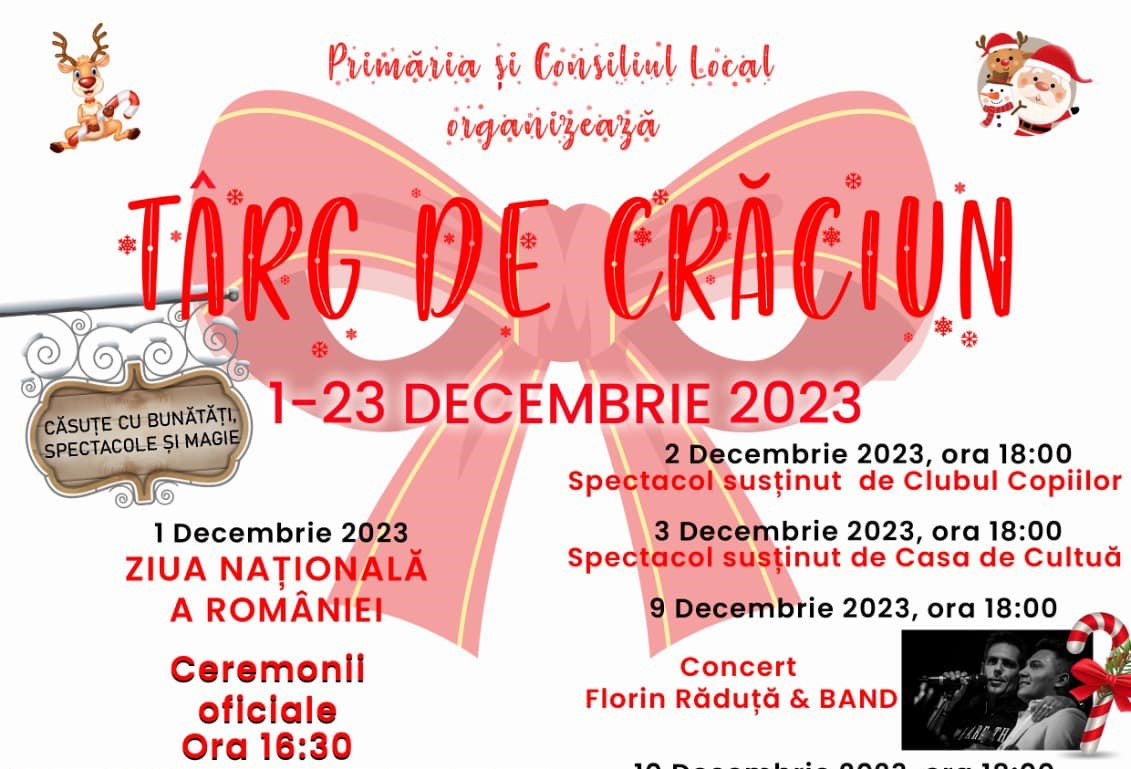 Orașul Găești va găzdui în acest an prima ediție a Târgului de Crăciun ...