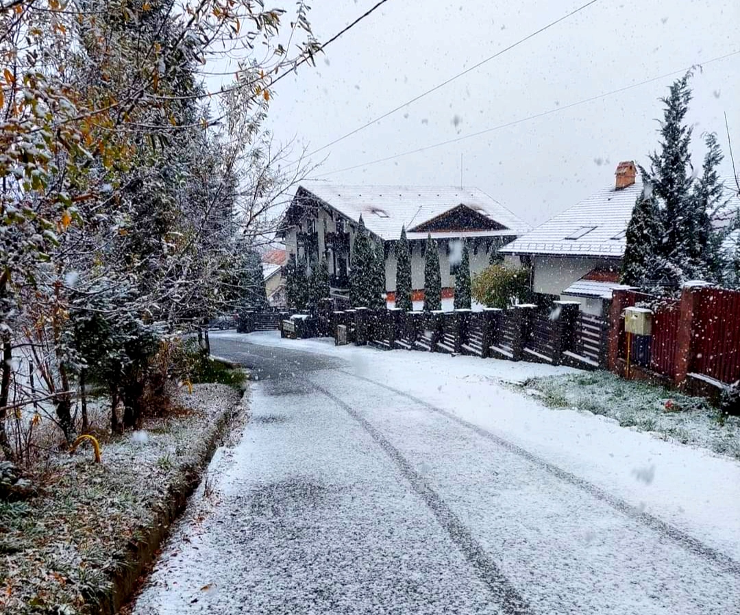 Ninge în mai multe zone din țară! Iarna își face simțită prezența